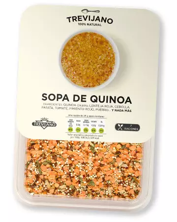 Supë me quinoa