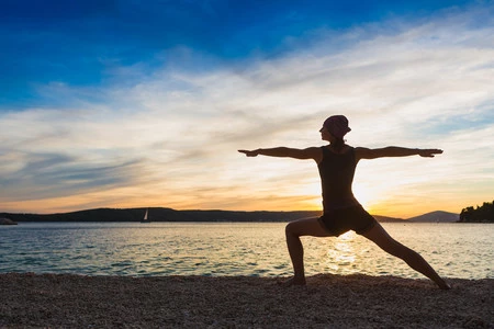 yoga beach