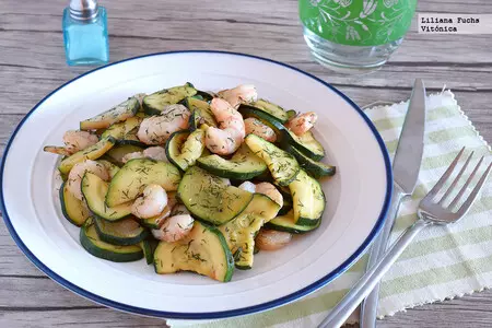 Sautéed zucchini y ddau