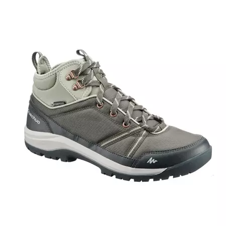 Froulju Mountain En Trekking Waterproof Boots Quechua Nh150 Khaki