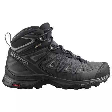 Salomon Xultra خواتین کے کوہ پیمائی اور ٹریکنگ بوٹس واٹر پروف گرے