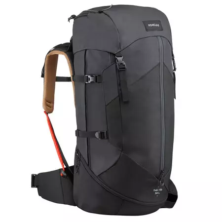 Berg- en trekkingrugzak Forclaz Trek100 Easyfit 50l met hoes Man