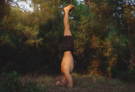 Sirsasana Amuda Pose Istock