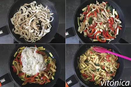 Nzọụkwụ Akwụkwọ nri Noodles