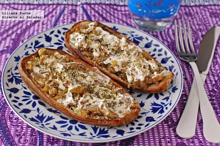 stuffed aubergineshampi