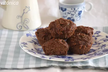 Pão de ló de amêndoa e cacau