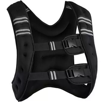 Weight Vest Bakeng sa Boikoetliso ba Lipapali Ka Lihlopha Tse Reflective 8 Kg