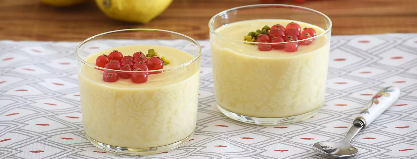 krim lemon vegan kalawan tahu. Sehat jeung nikmat dessert resep