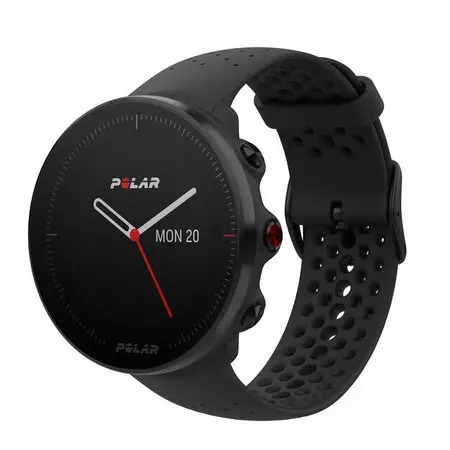 Polar Vantage M Multisport GPS 手表腕式心率监测器 黑色