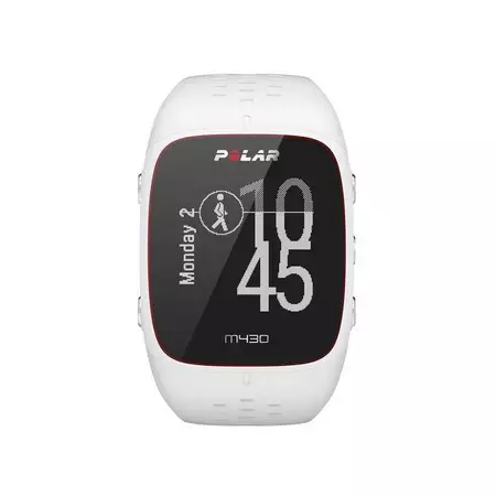 Polar M430 白色腕式心率监测器 GPS 手表