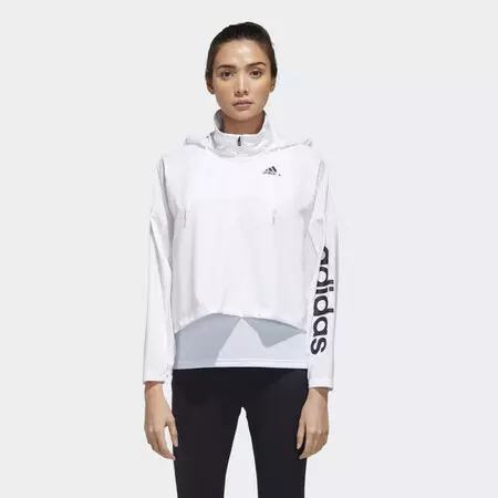 Işjeňleşdirilen Tech White Windbreaker Gd4612 21 Model