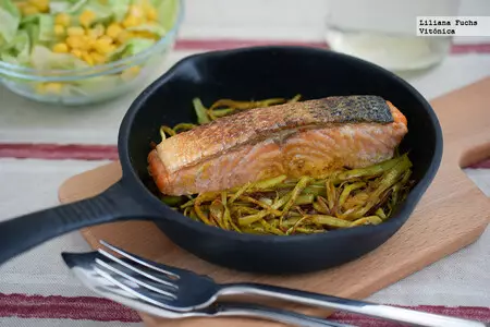 Salmon grilled