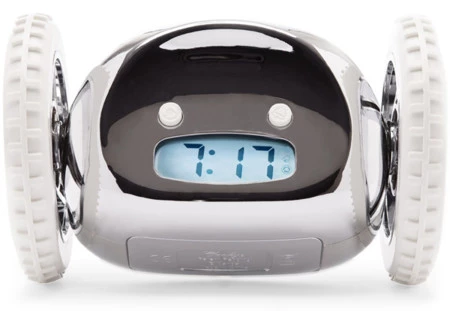 running alarm clock