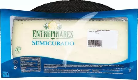 Entrepinares 1 жарым айыктырылган сыр Mercadona 1601351157