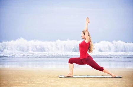 Virabhadrasana I 戰士姿勢 Ii Istock