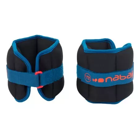 Bracelets Aquafitness Noir Bleu Lesté 205 Kg