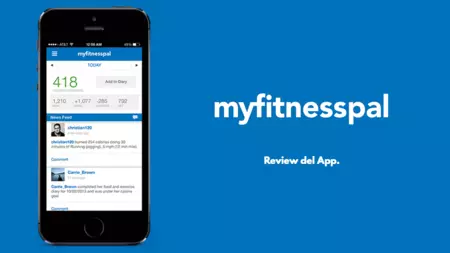 Myfitnesspal 앱 검토