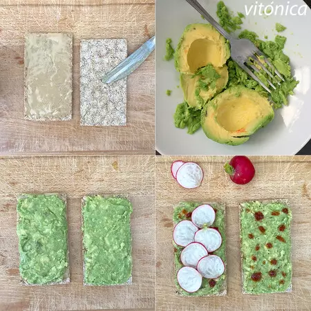 Toast Tahina Avocado Pasisg