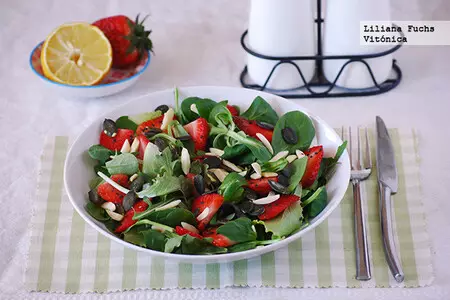 Salade de fraises