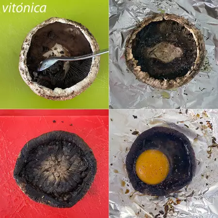 Portobello Yumurta Addımları