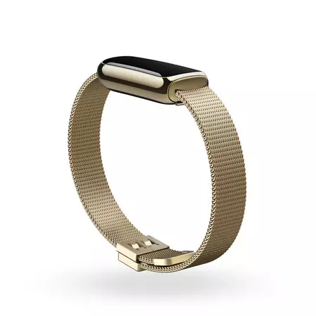 Fitbit Luxe Render Dramatic Metall Mesh Soft Gold Soft Gold Blank Shadow