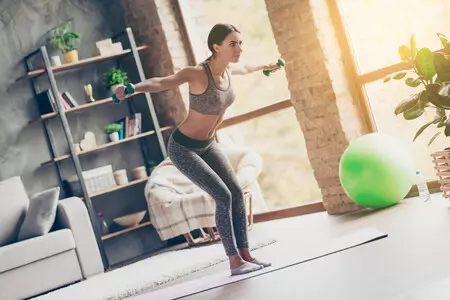 rubber bands-dumbbells-training-at-home