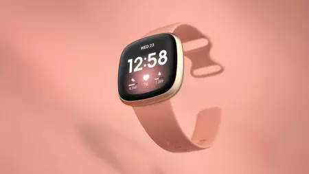 Маркази зироаткории Fitbit Versa 3 Hero Pink Clay