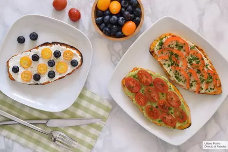 zoete aardappel toast