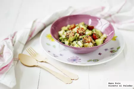 salad nasi melon