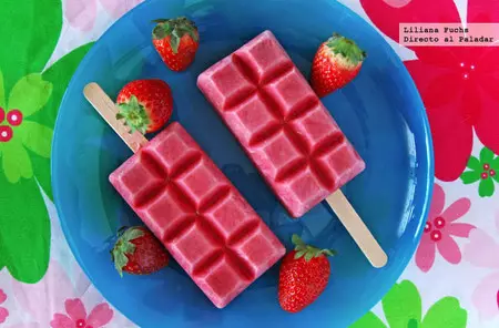 草莓冰棒