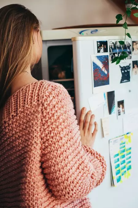 Back View Fashion Fridge 1458687