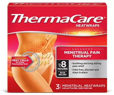 Thermacare menstruaalvalu teraapia kuumamähised