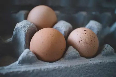 Курячі яйця крупним планом Лоток для яєць 600615