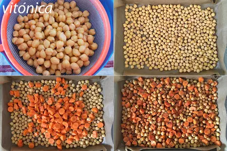 Ci Chickpeas Chia Kauj ruam