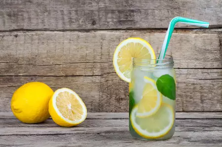 vatten-citron-bantning